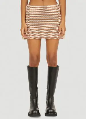 DURAZZI MILANO Knit Skirt - Orange