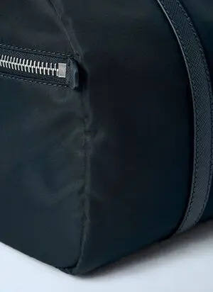 Prada Bauletto Large In Re-nylon E Saffiano