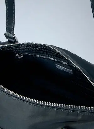 Prada Bauletto Large In Re-nylon E Saffiano