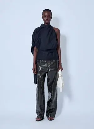 RÓHE Draped Open Back Top