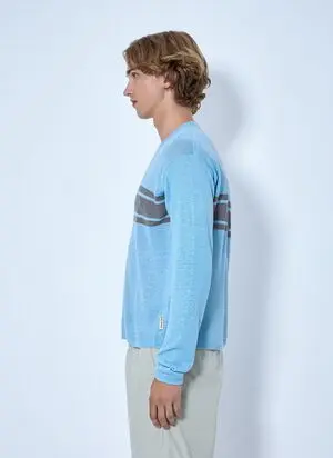 StÜssy Striped Crewneck Sweater