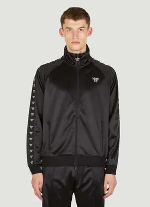 MORE JOY Logo Tape Track Jacket - Black