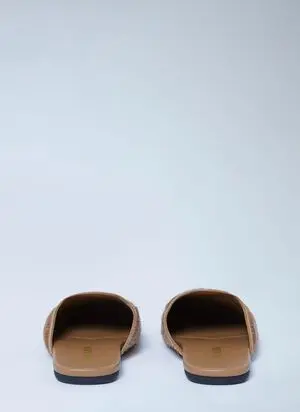 Prada Leather Pony-hair Mules