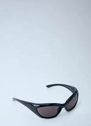 Balenciaga Racer Cat Sunglasses - Black