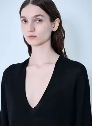 Rick Owens V Neck Pull Knit