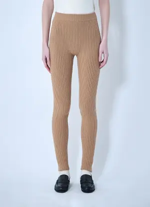 Max Mara Apogeo Knitted Pants - Camel