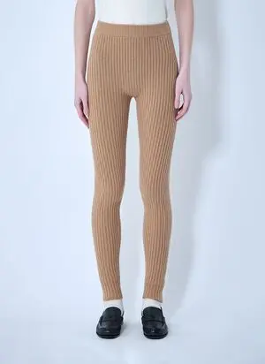 Max Mara Apogeo Knitted Pants - Camel