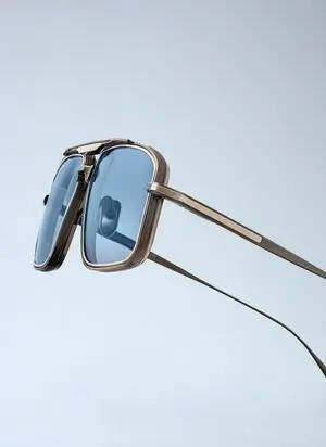 JACQUES MARIE MAGE Earl Sunglasses - Silver