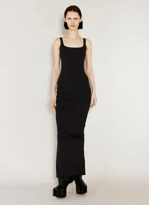 ENTIRE STUDIOS Square Neck Maxi Dress - Black
