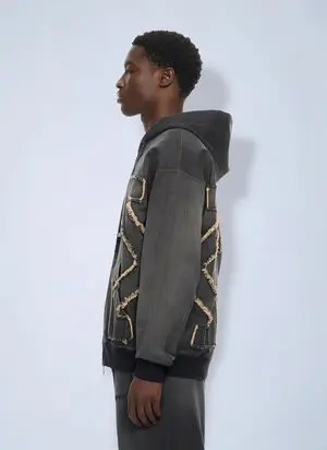 Off-White Distress Diag Slouchy Sweatpant