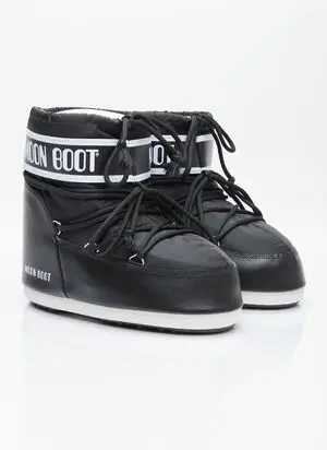 Moon Boot Icon Low Nylon Boots - Black