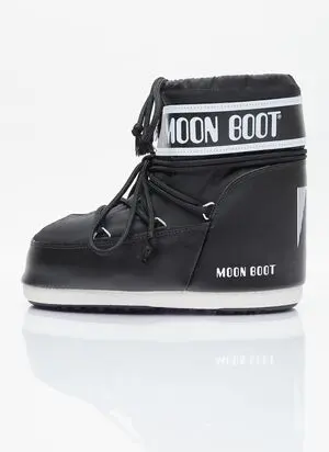Moon Boot Icon Low Nylon Boots - Black