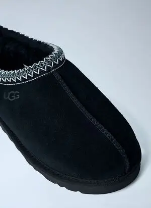 UGG Tasman Suede Slip-on Mules - Black