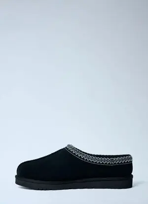 UGG Tasman Suede Slip-on Mules - Black