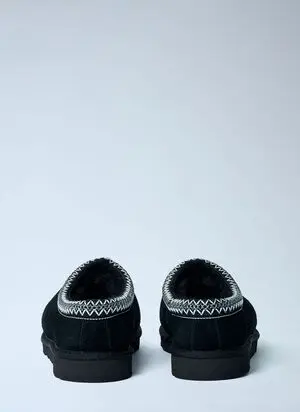 UGG Tasman Suede Slip-on Mules - Black