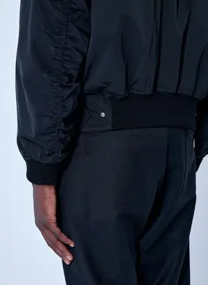 Bottega Veneta Intrecciato Leather-trimmed Twill Blouson Jacket