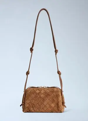 Bottega Veneta Concert Suede Pouch