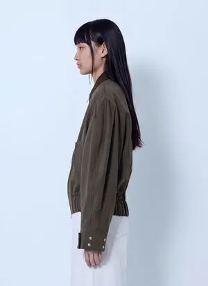 GANNI Light Wool Melange Boxy Jacket