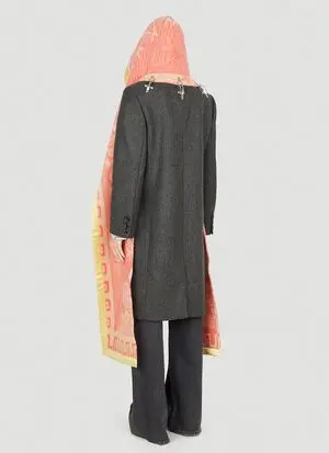 MERYLL ROGGE Blanket Draped Classic Coat