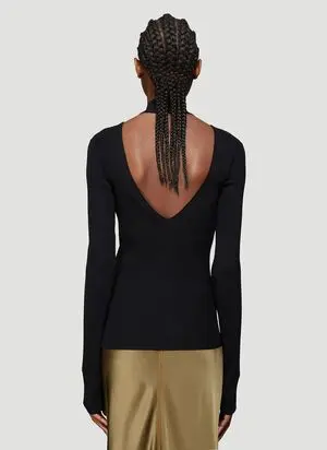 Helmut Lang Open Back Sweater