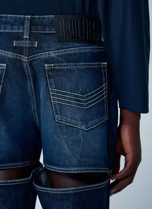 JEAN PAUL GAULTIER Cut-out Jeans