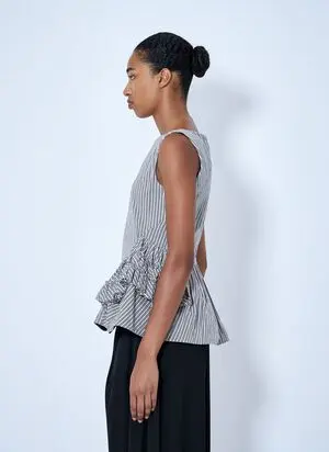 Dries Van Noten Casey Sleeveless Top - Brown