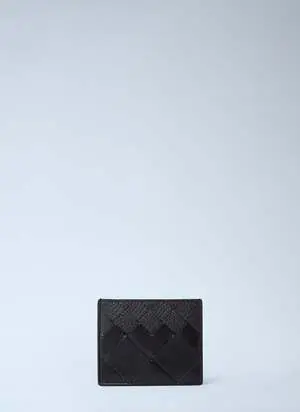 Bottega Veneta Intrecciato Credit Cardholder - Brown