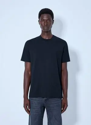 JIL SANDER Cotton Jersey T-shirt - Black