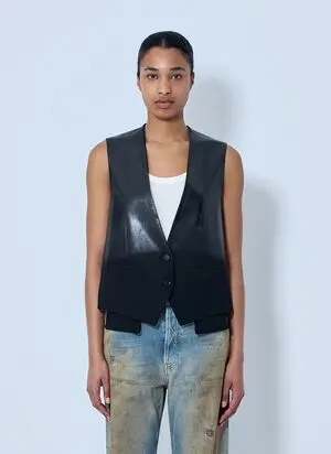Acne Studios Tailored Sleeveless Waistcoat - Black