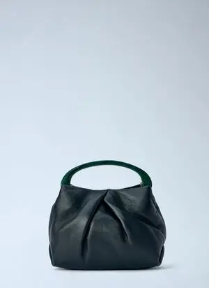 Dries Van Noten Structured Leather Handbag