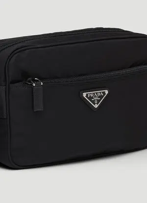 Prada Re-nylon And Saffiano Leather Shoulder Bag