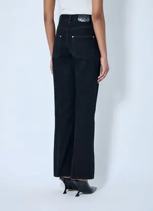 Bottega Veneta Wide-leg Denim Trousers