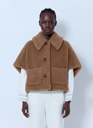 Max Mara Short Shearling Coat