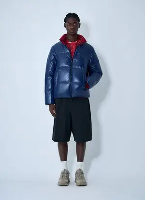 MONCLER X A$AP ROCKY Reversible Throttle Short Down Jacket - Red