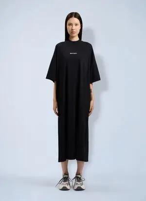 Palm Angels Milan La Maxi T-shirt Dress - Black
