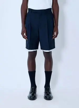 JIL SANDER Wool-and-mohair Shorts
