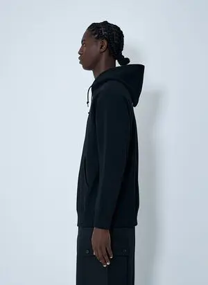 Comme Des Garçons Embroidered Logo Hooded Sweatshirt