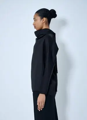 TOTEME High-neck Long Sleeve Top