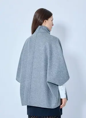 Max Mara Asymmetric Cashmere Cape