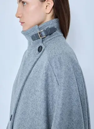 Max Mara Asymmetric Cashmere Cape