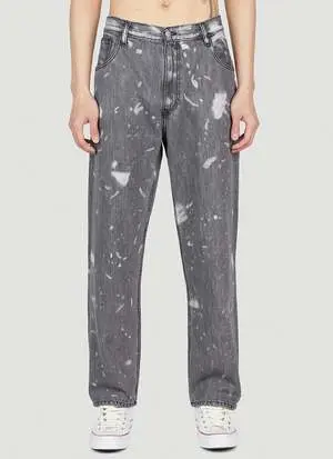 LN-CC X NON Bleached Relaxed Jeans - Grey