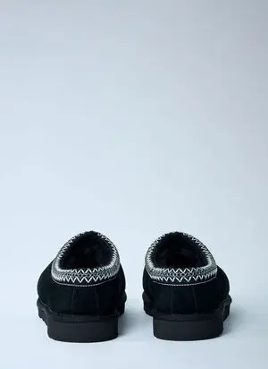 UGG Tasman Suede Slip-on Mules - Black
