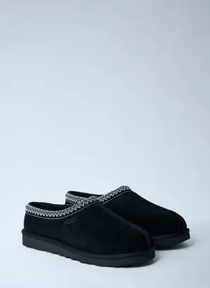 UGG Tasman Suede Slip-on Mules - Black
