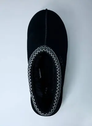 UGG Tasman Suede Slip-on Mules - Black