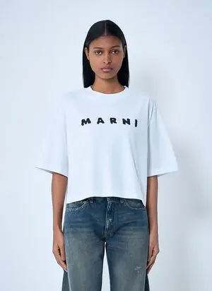 Marni Logo Motif T-shirt