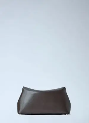TOTEME T-lock Leather Clutch