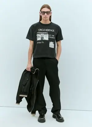 CIRCLE HERITAGE Boombox T-shirt - Black