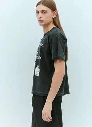 CIRCLE HERITAGE Boombox T-shirt - Black