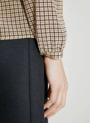 Prada Jacquard Crepe De Chine Shirt
