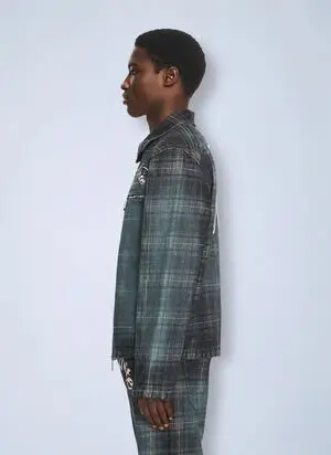 Off-White Check Jacq Slim Relax Jeans
